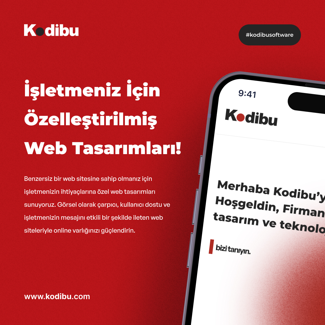 Web Tasarım - Kodibu Software Gaziantep Web Tasarım Ajansı